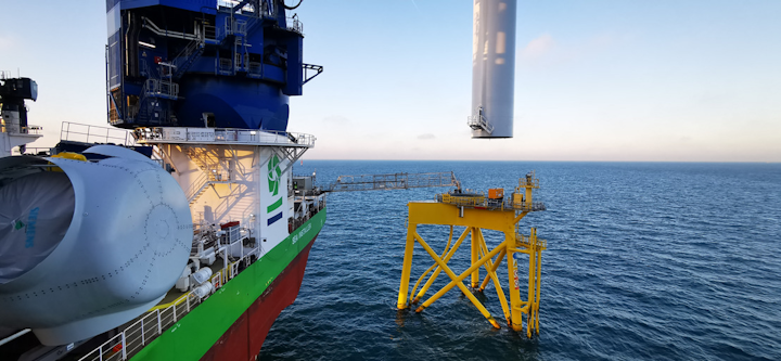 DEME Offshore achieves turbine installation milestone | Offshore