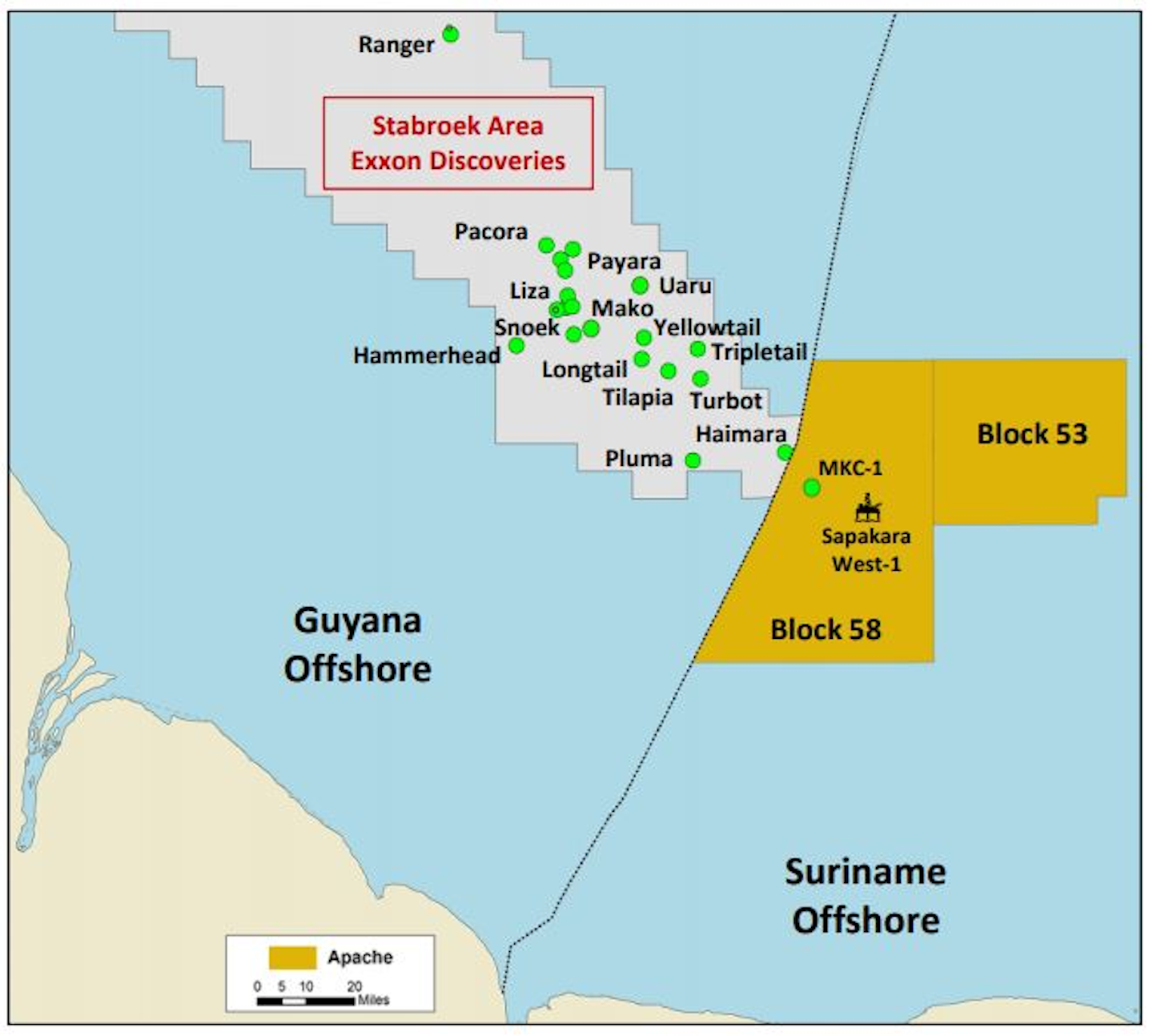 Apache drilling second exploration well offshore Suriname | Offshore