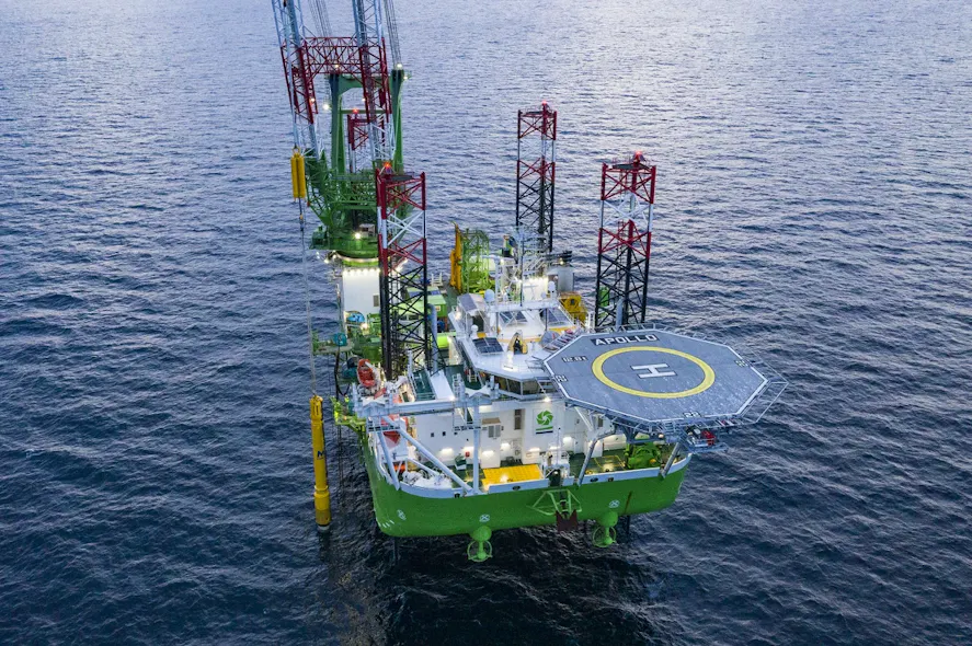 Moray East offshore wind farm piles installed | Offshore