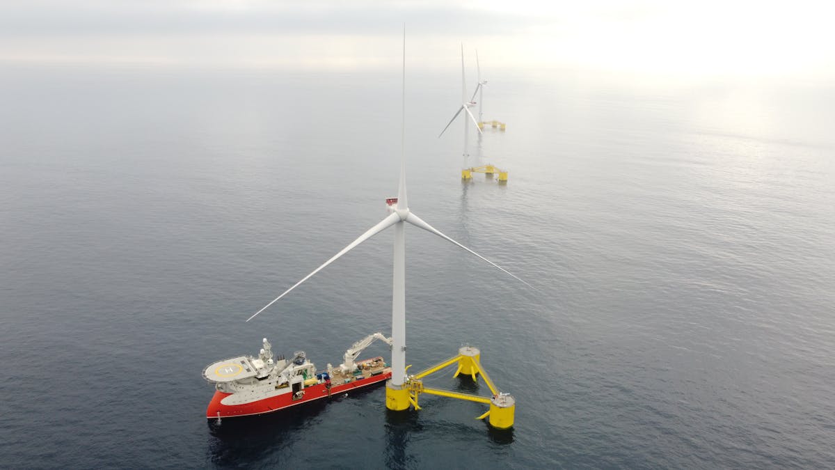 Final WindFloat Atlantic platform hooked up offshore Portugal | Offshore