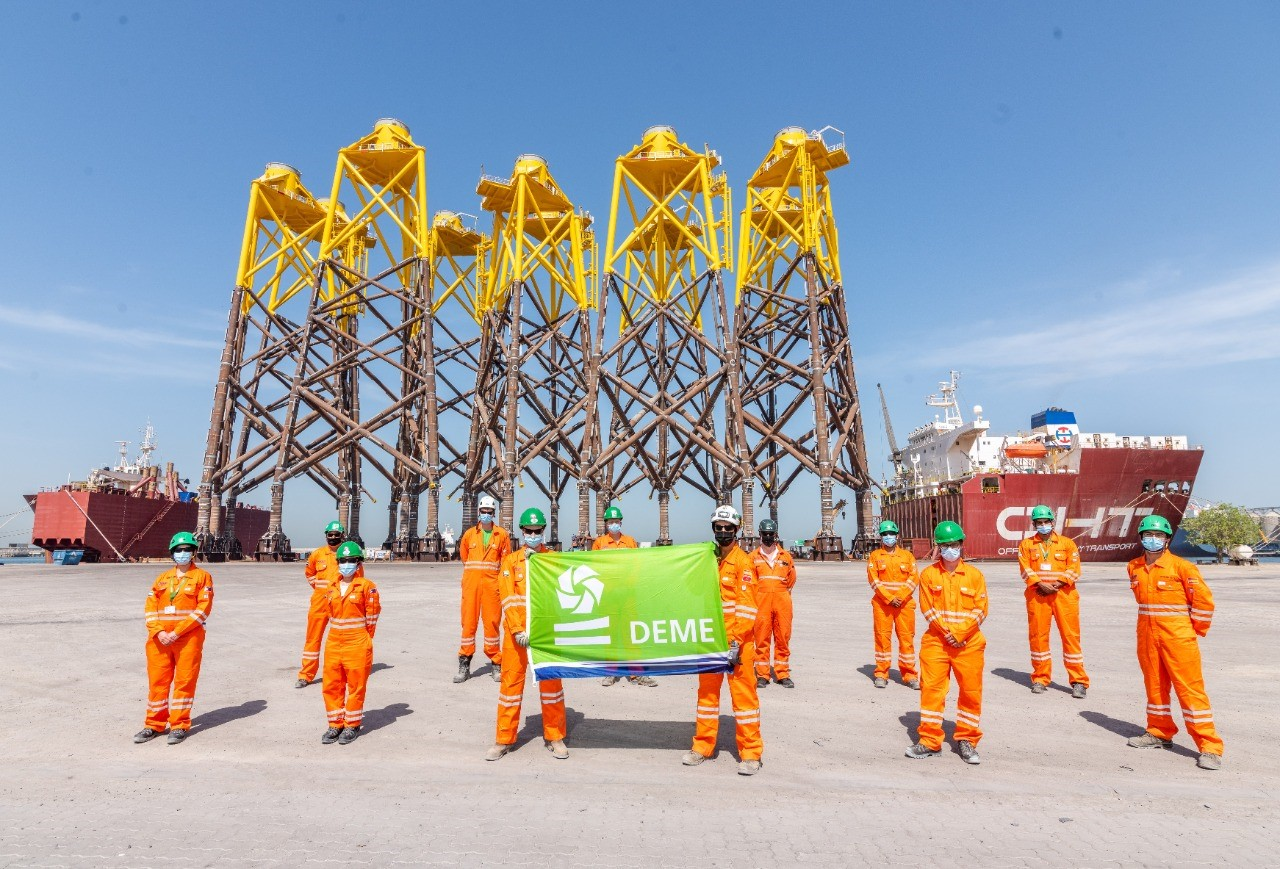 Moray East offshore wind farm jackets to depart Dubai for Europe | Offshore