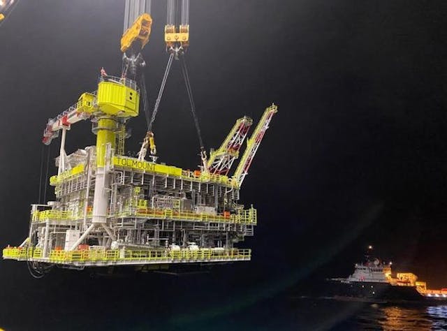 Tolmount gas field platform installed in the UK North Sea | Offshore