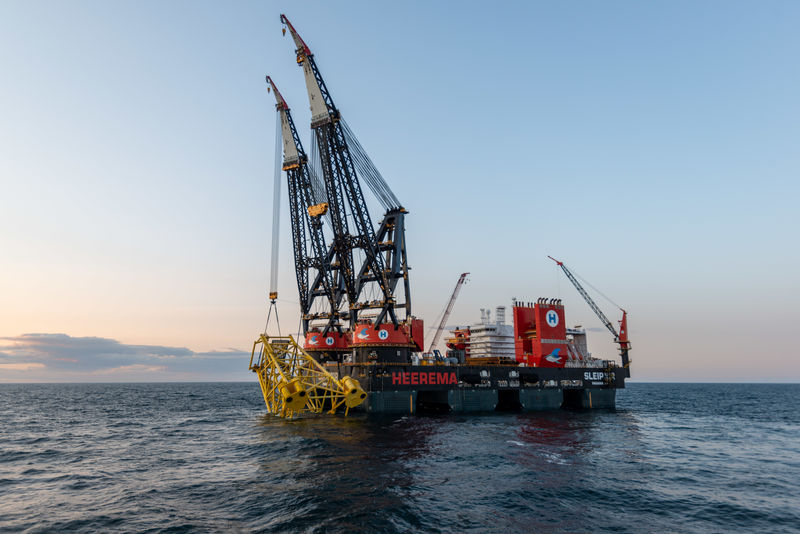 Tolmount gas field platform installed in the UK North Sea | Offshore ...