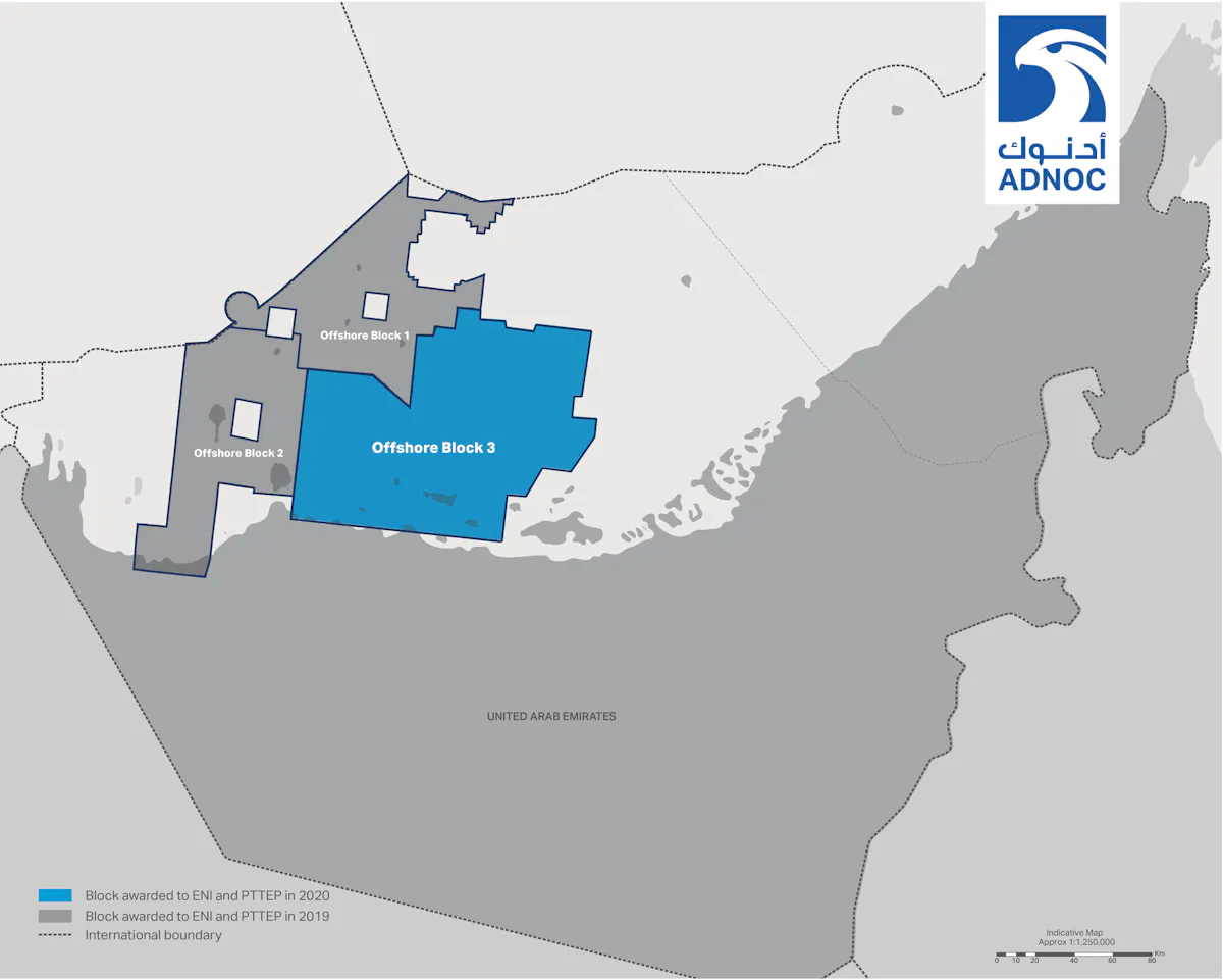 Eni, PTTEP expand acreage offshore Abu Dhabi | Offshore