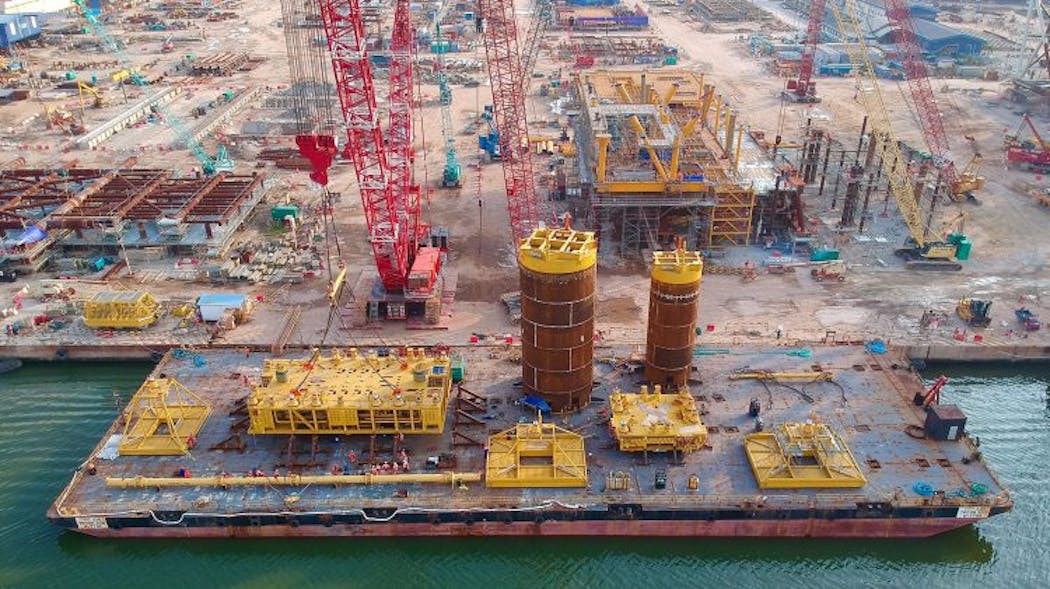 Deepwater R Cluster project delivers first gas offshore India | Offshore