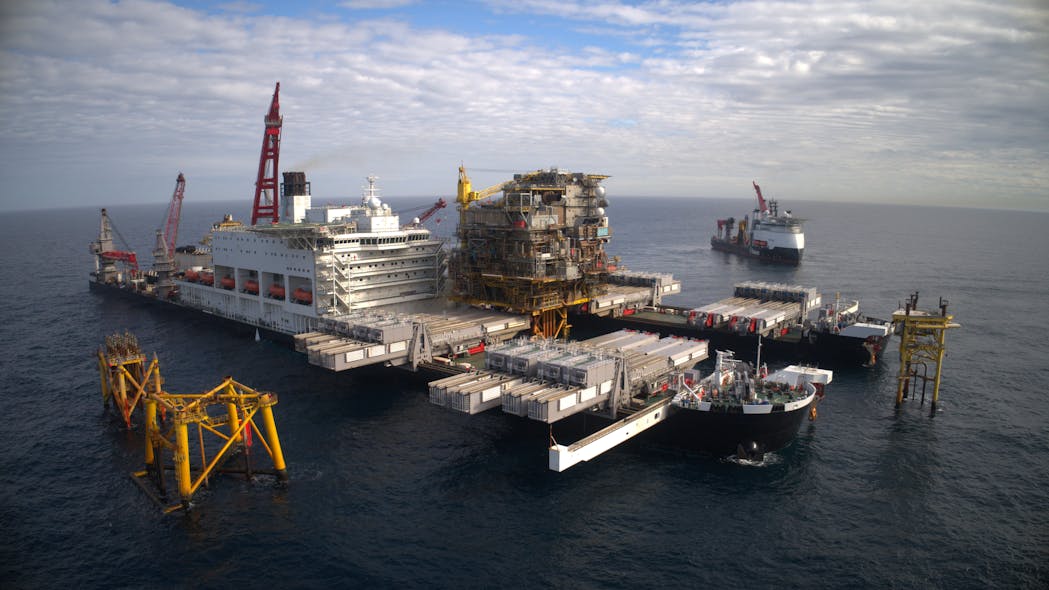 Pioneering Spirit to remove two North Sea gas platforms | Offshore