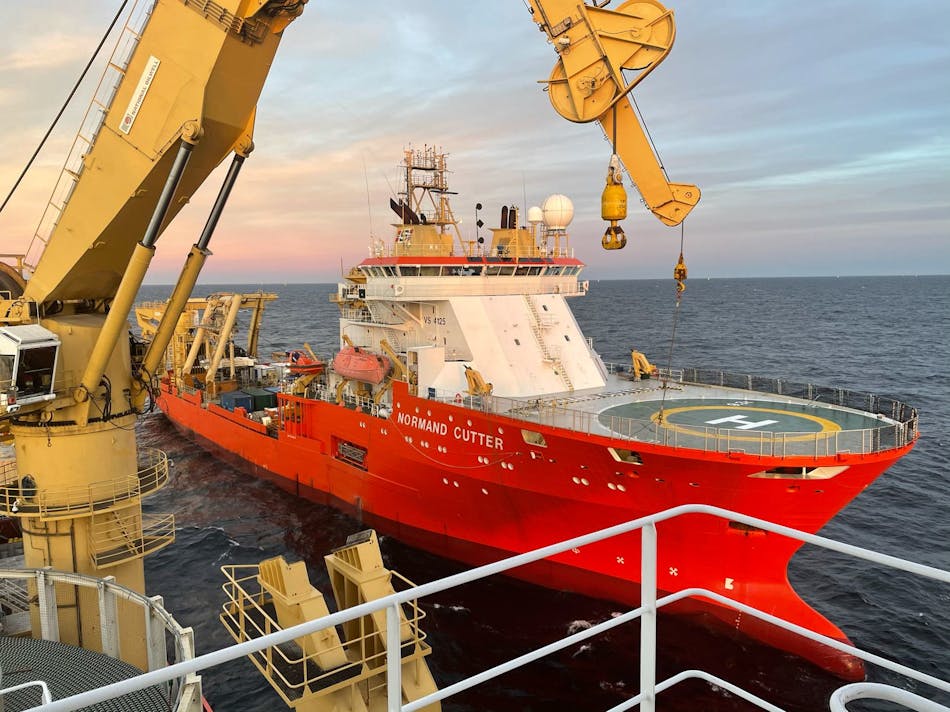 Kriegers Flak inter-array cables installed offshore Denmark | Offshore