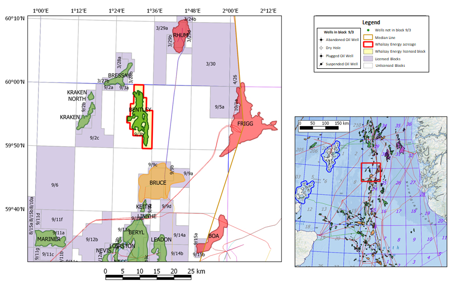 North Sea Map Oilfields