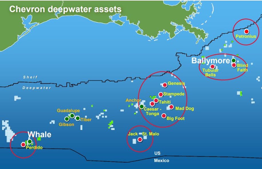 Chevron lets GoM subsea, topsides services contract | Offshore