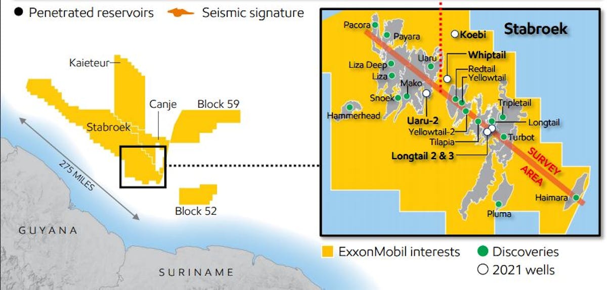 ExxonMobil, Hess, CNOOC find more oil at Uaru offshore Guyana | Offshore