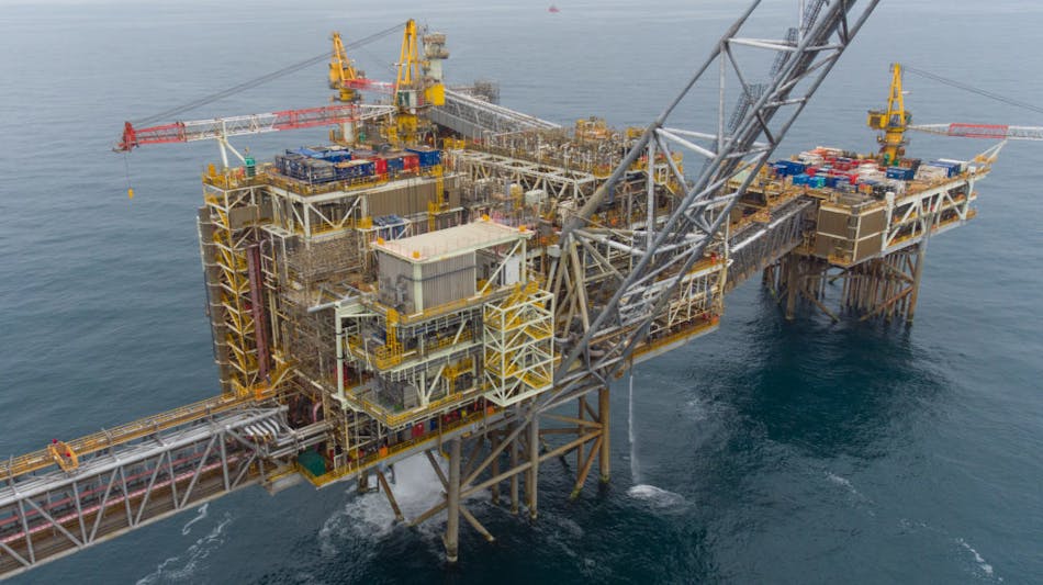 Pioneering Spirit delivers North Sea Buzzard platform module | Offshore