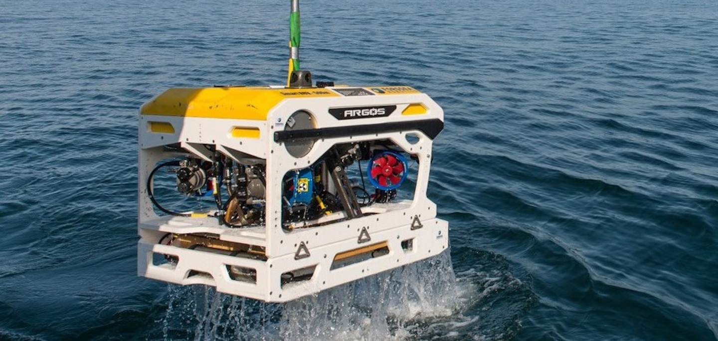 Argos ROV inspects floating wind turbine moorings offshore France ... Argos ROV inspects floating wind turbine moorings offshore France ...