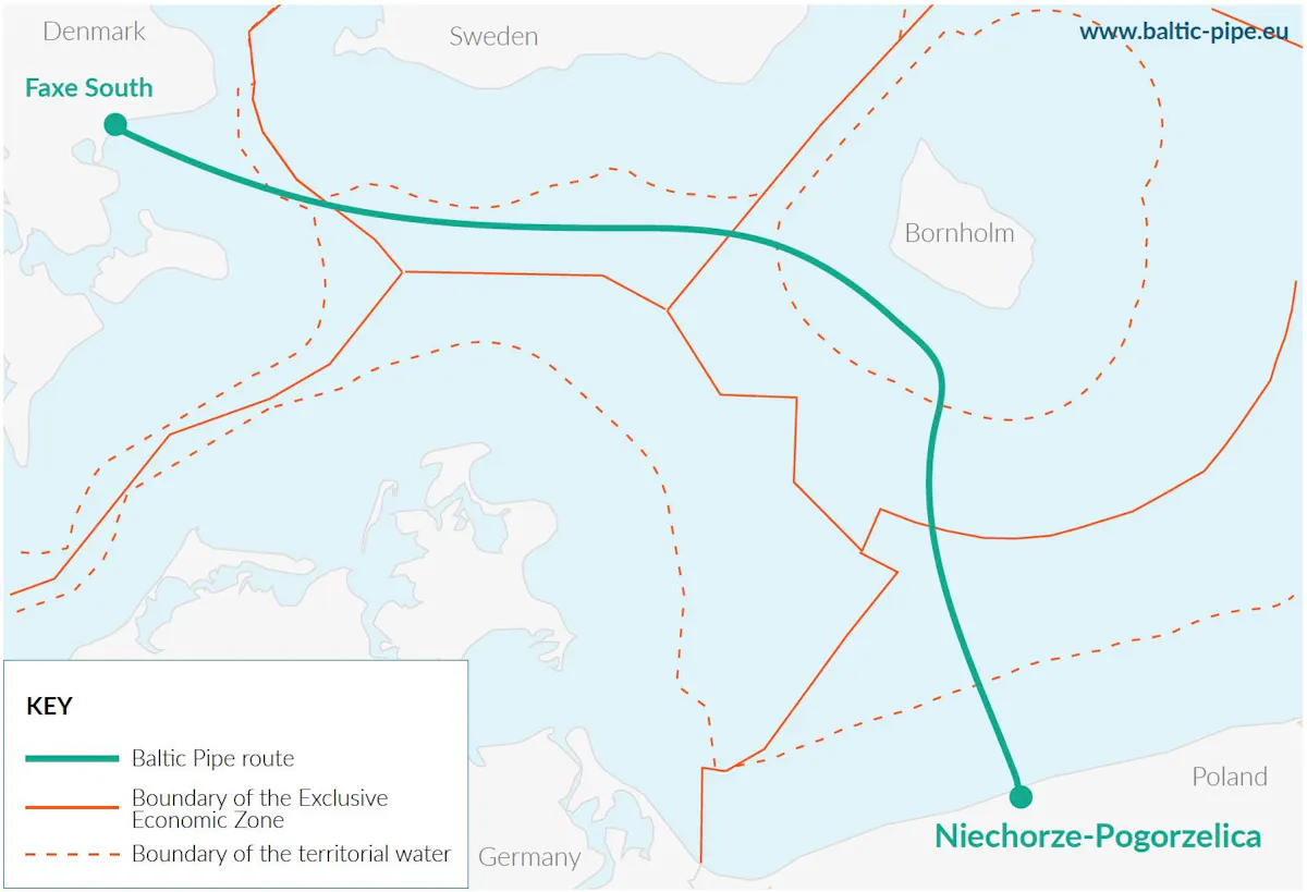 Baltic Pipe gas trunkline construction under way offshore Denmark ...