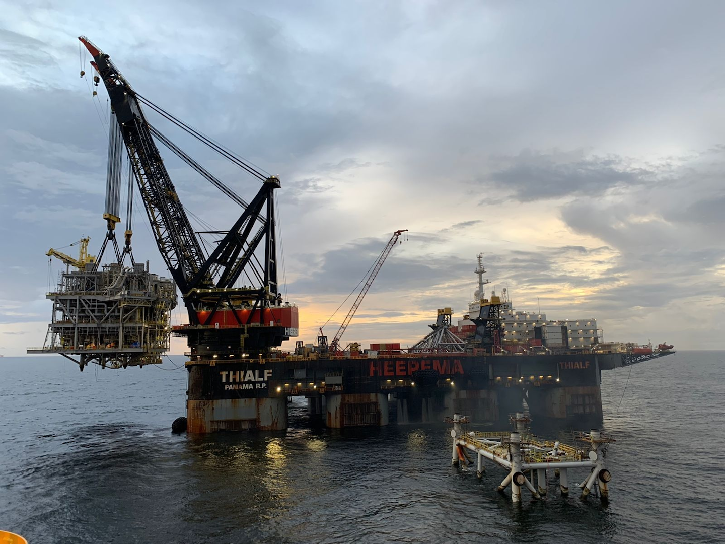 Cassia C platform in place offshore southeast Trinidad | Offshore