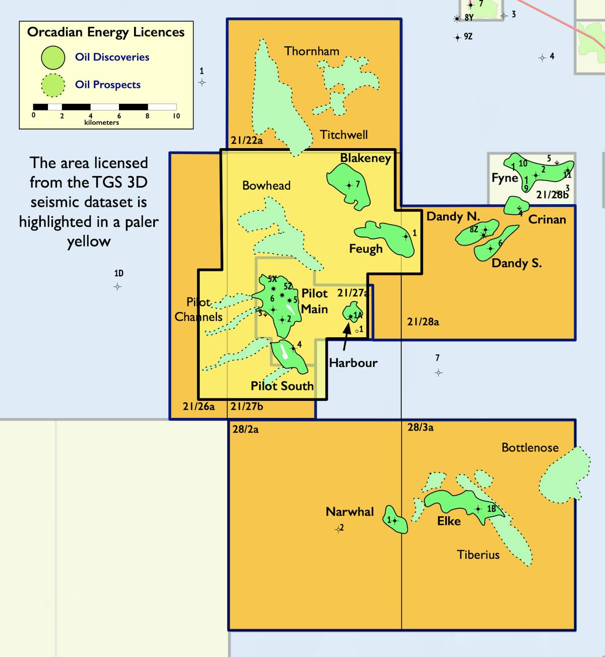Orcadian Energy licenses reprocessed North Sea dataset from TGS | Offshore
