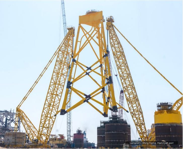 Lamprell progressing drilling rig, offshore wind farm construction ...