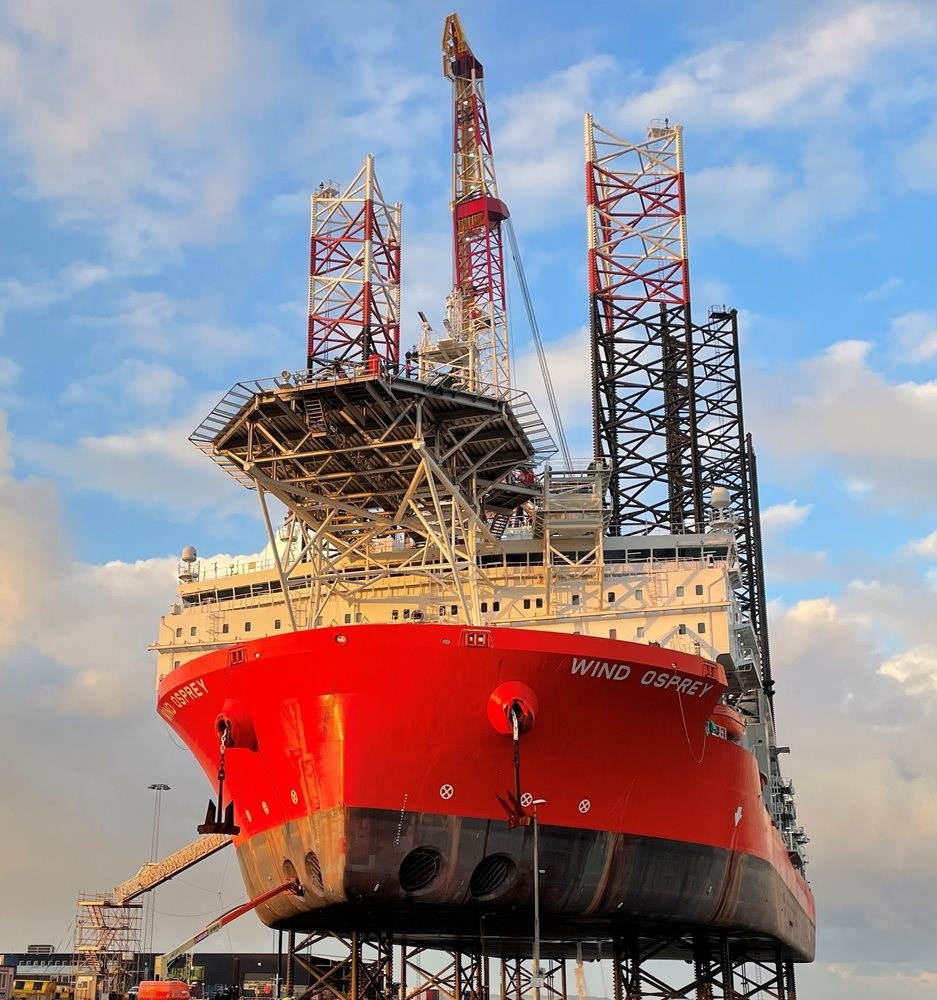 Upgraded Cadeler vessel to install Gode Wind 3, Borkum Riffgrund 3 ...