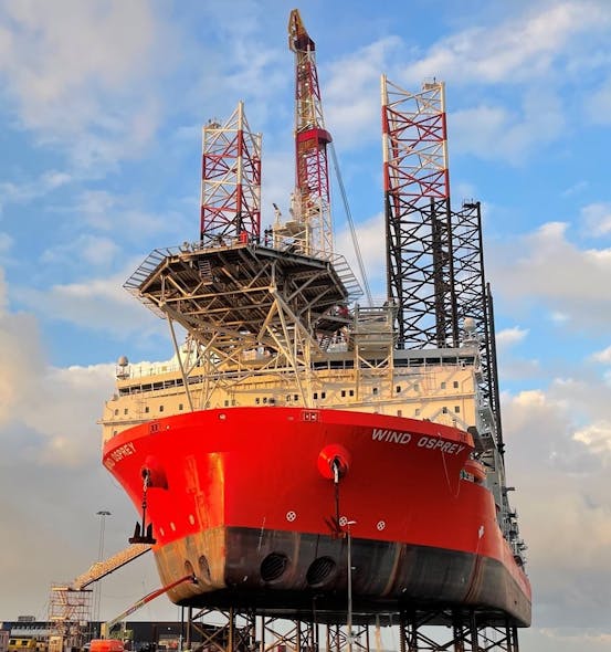 Upgraded Cadeler vessel to install Gode Wind 3, Borkum Riffgrund 3 turbines | Offshore