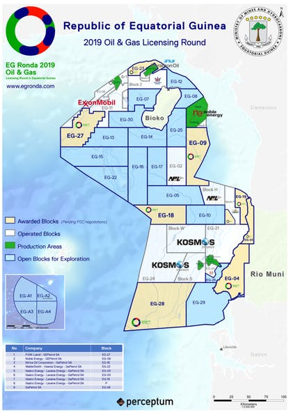 Chevron awarded block offshore Equatorial Guinea | Offshore Magazine
