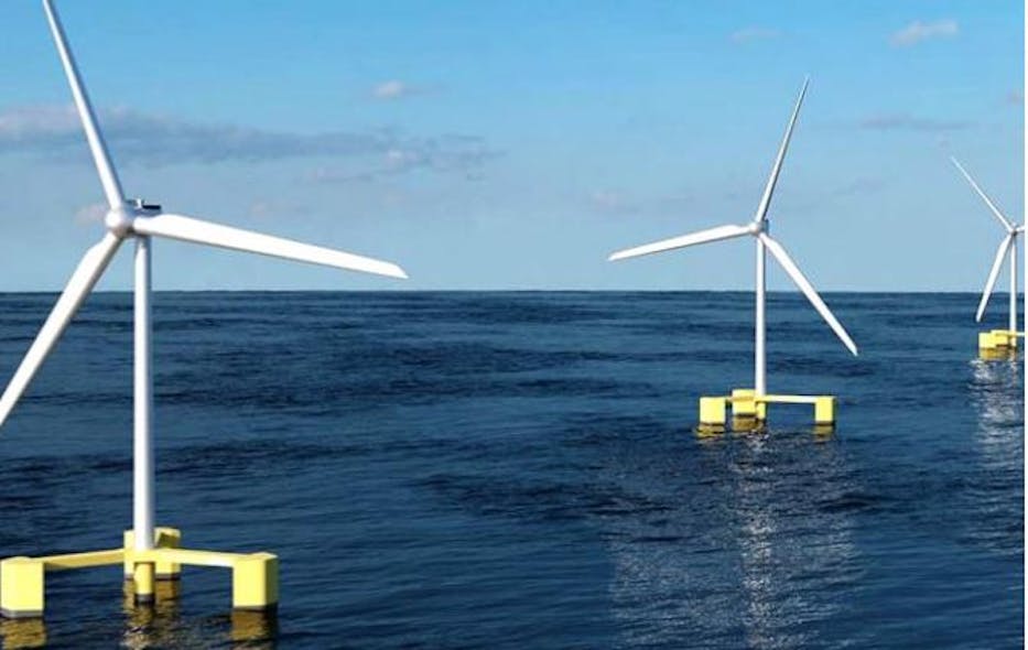 HHI obtains AiP for floating wind turbine foundation | Offshore