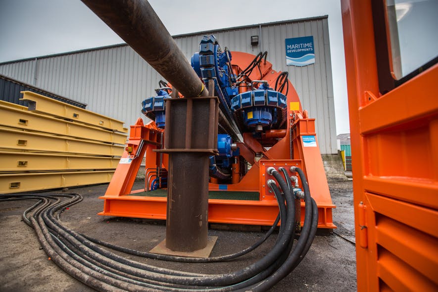 Maritime Developments upgrading pipe/flex-lay tensioner capability ...