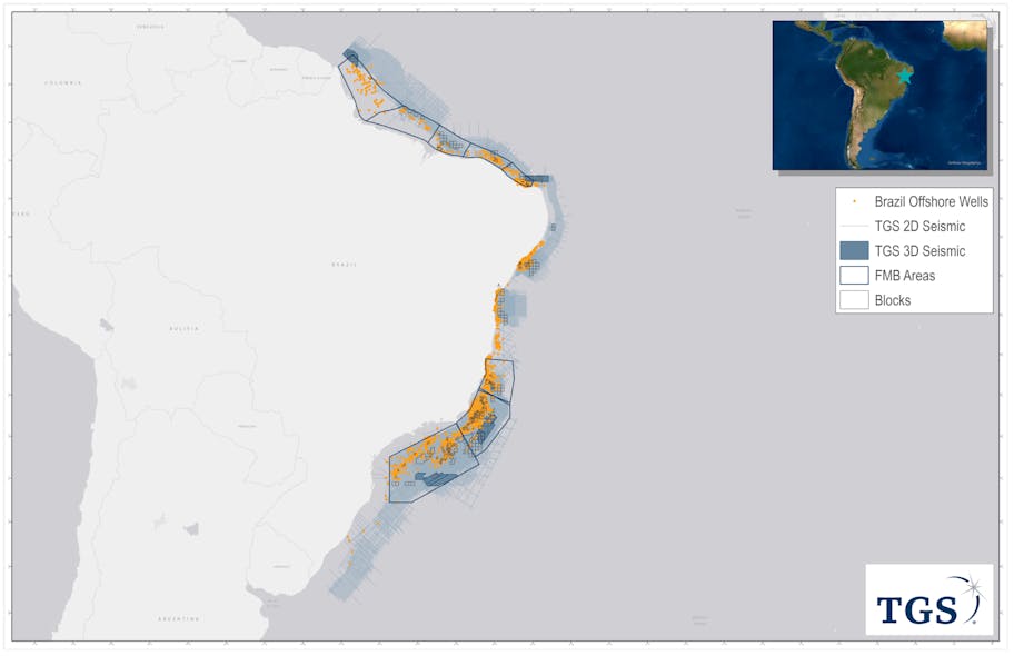 TGS offers offshore Brazil well data | Offshore