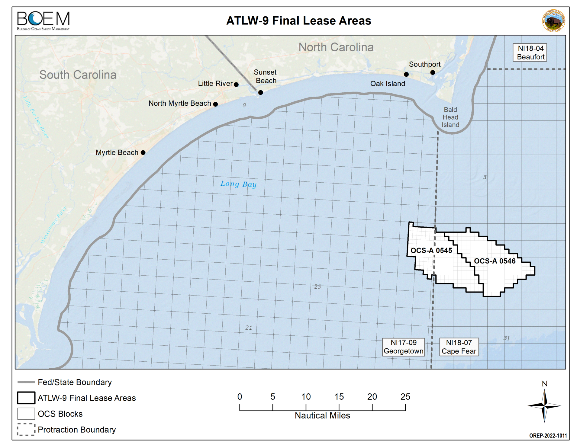 DOI announces wind energy lease sale offshore Carolinas | Offshore Magazine