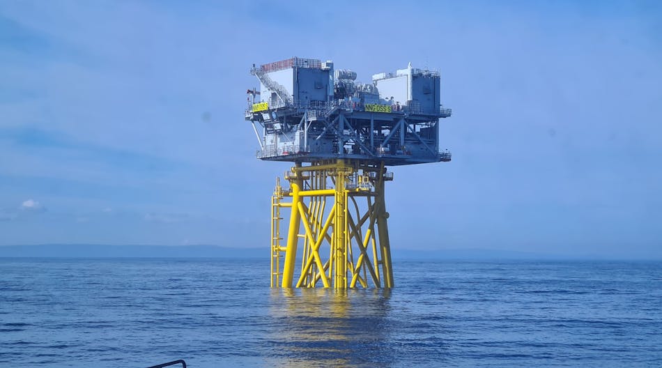 Saipem installs North Sea NnG wind jackets, substation topsides | Offshore Saipem installs North Sea NnG wind jackets, substation topsides | Offshore
