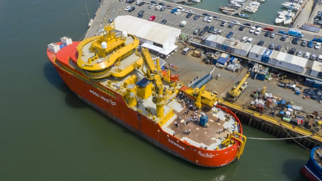 Edda Wind holds naming ceremony for Edda Brint vessel | Offshore