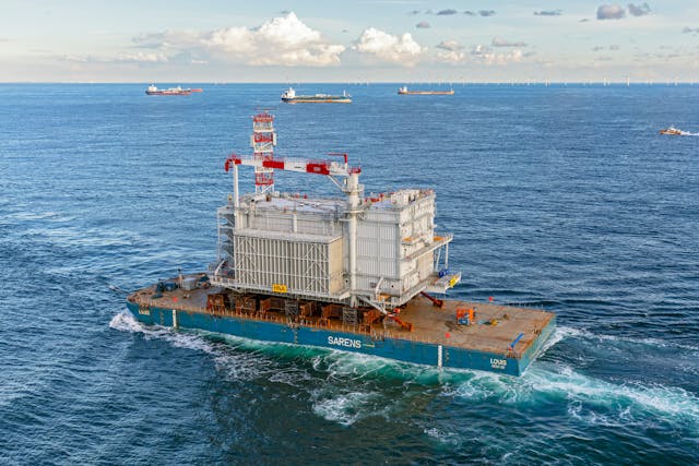 Hollandse Kust wind topside shipped from Antwerp | Offshore