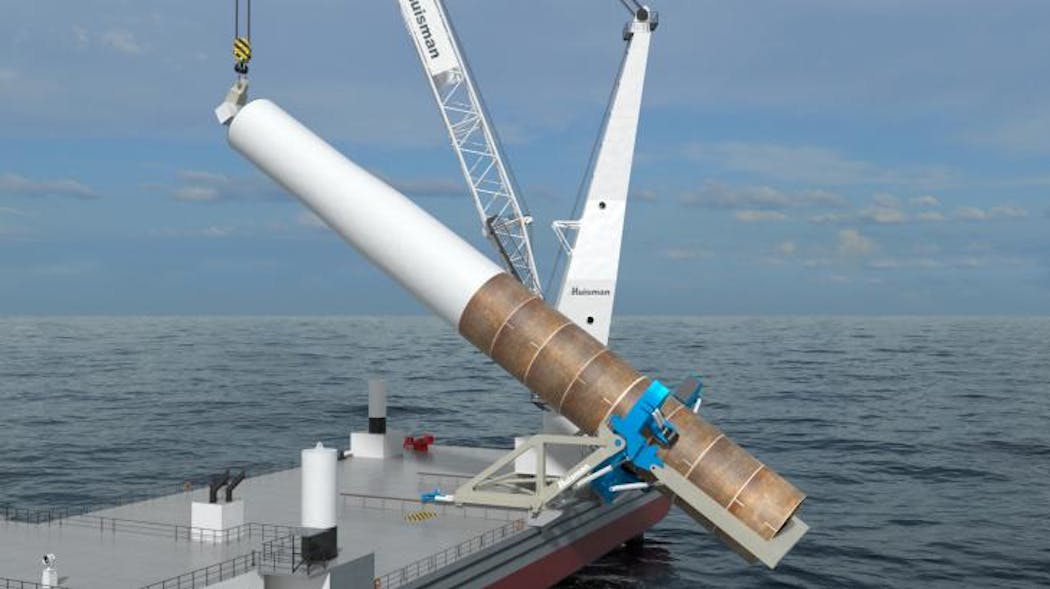 Huisman secures order for Japan's first monopile gripper | Offshore