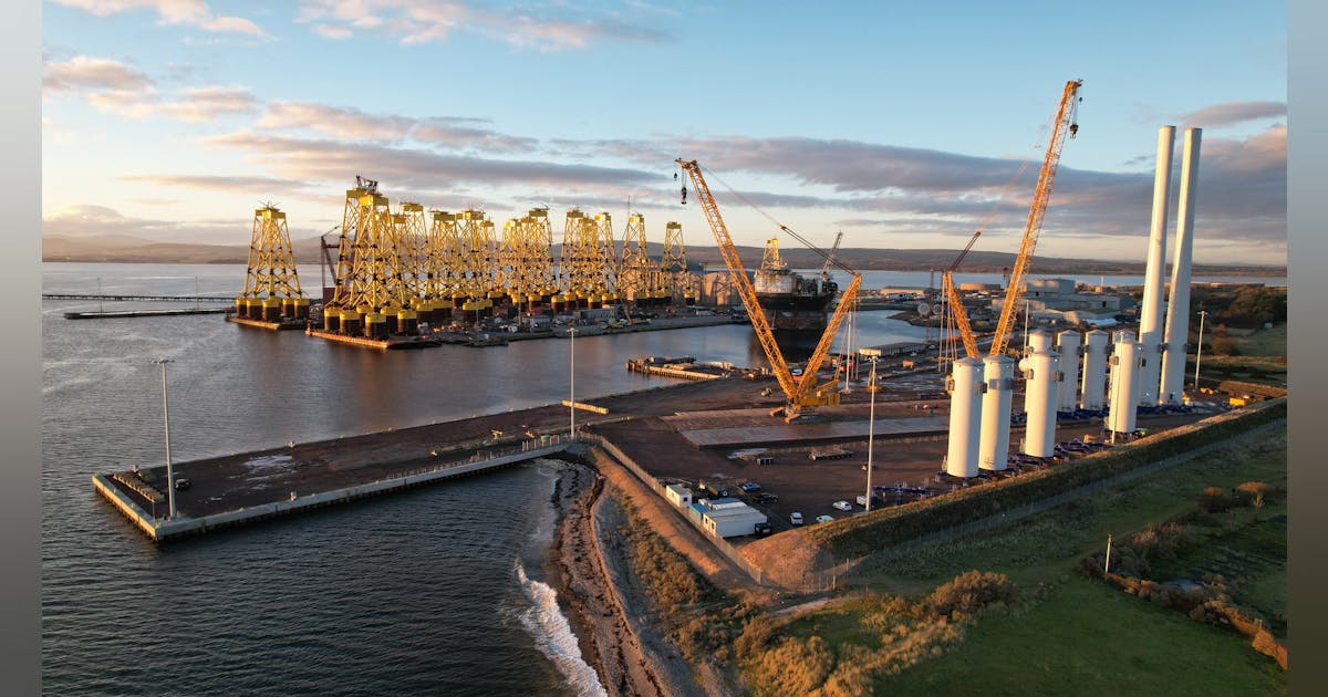 Global Port Services supporting Seagreen wind farm turbine assembly at ... Global Port Services supporting Seagreen wind farm turbine assembly at ...