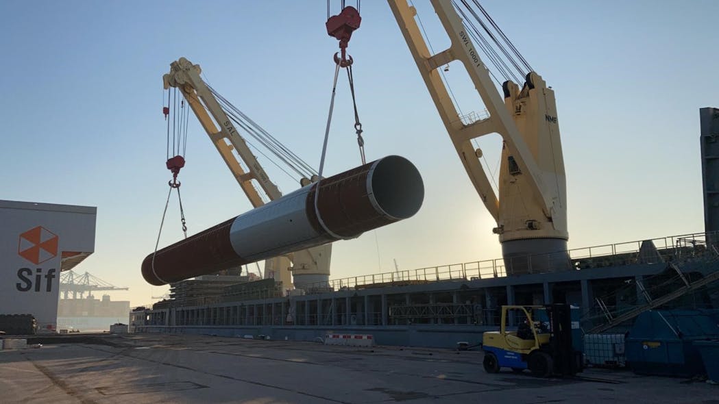 Dillinger supplies heavy steel for Akita wind turbine monopiles | Offshore