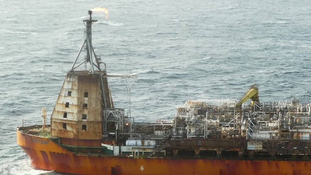 North Sea Gannet well flowing to Triton FPSO | Offshore