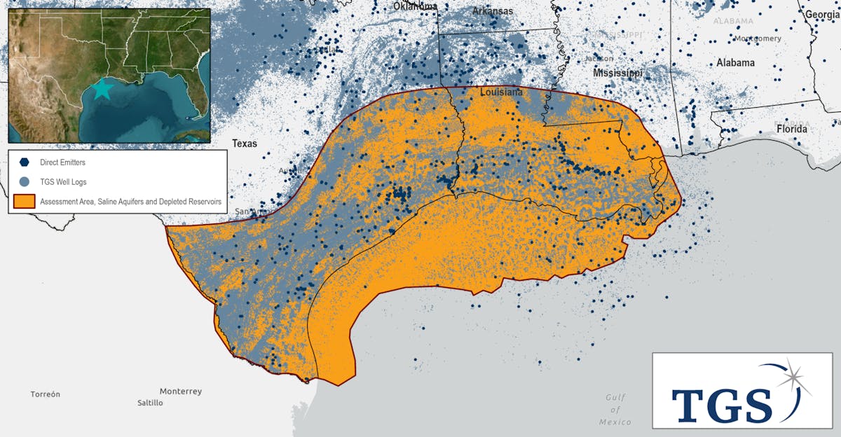 TGS adds offshore Galveston aquifer analysis to carbon storage service ...