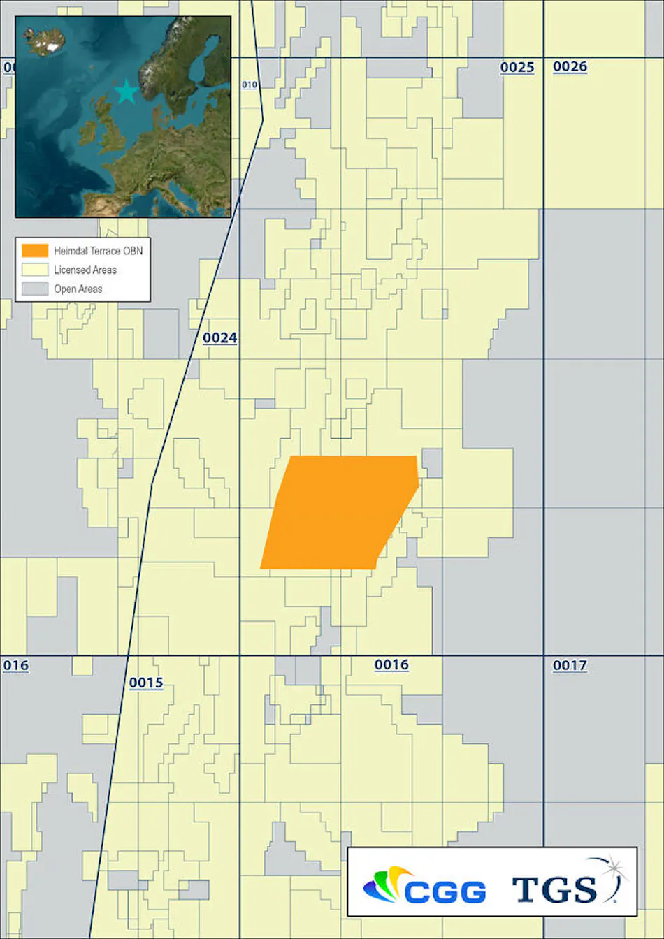TGS, CGG cooperating on North Sea Heimdal Terrace OBN survey | Offshore