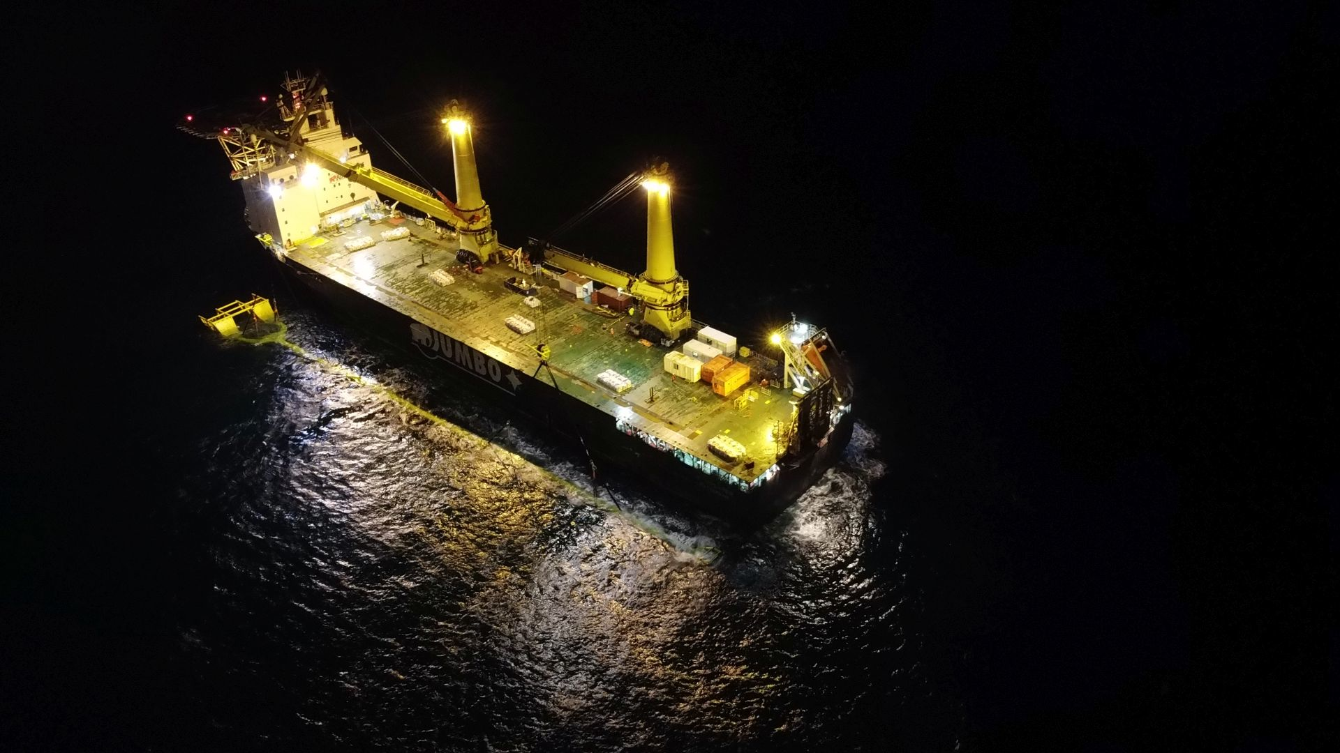 Heavy-lift vessel sets down riser caisson for TechnipFMC | Offshore