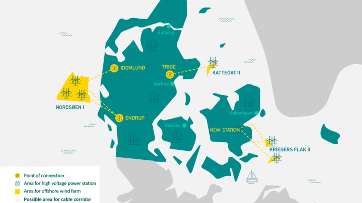 Demark opens consultations on three proposed offshore wind farm sites ...