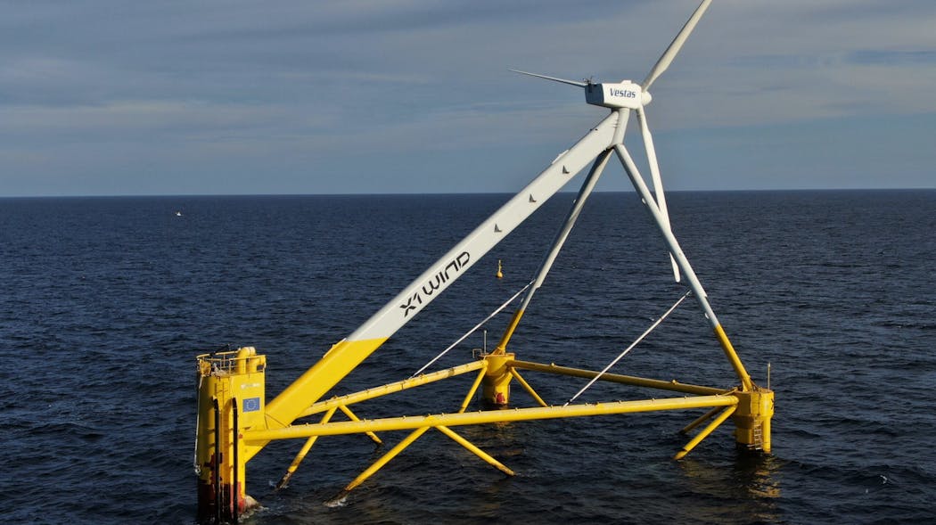 X30 floating wind pilot generates first offshore power | Offshore