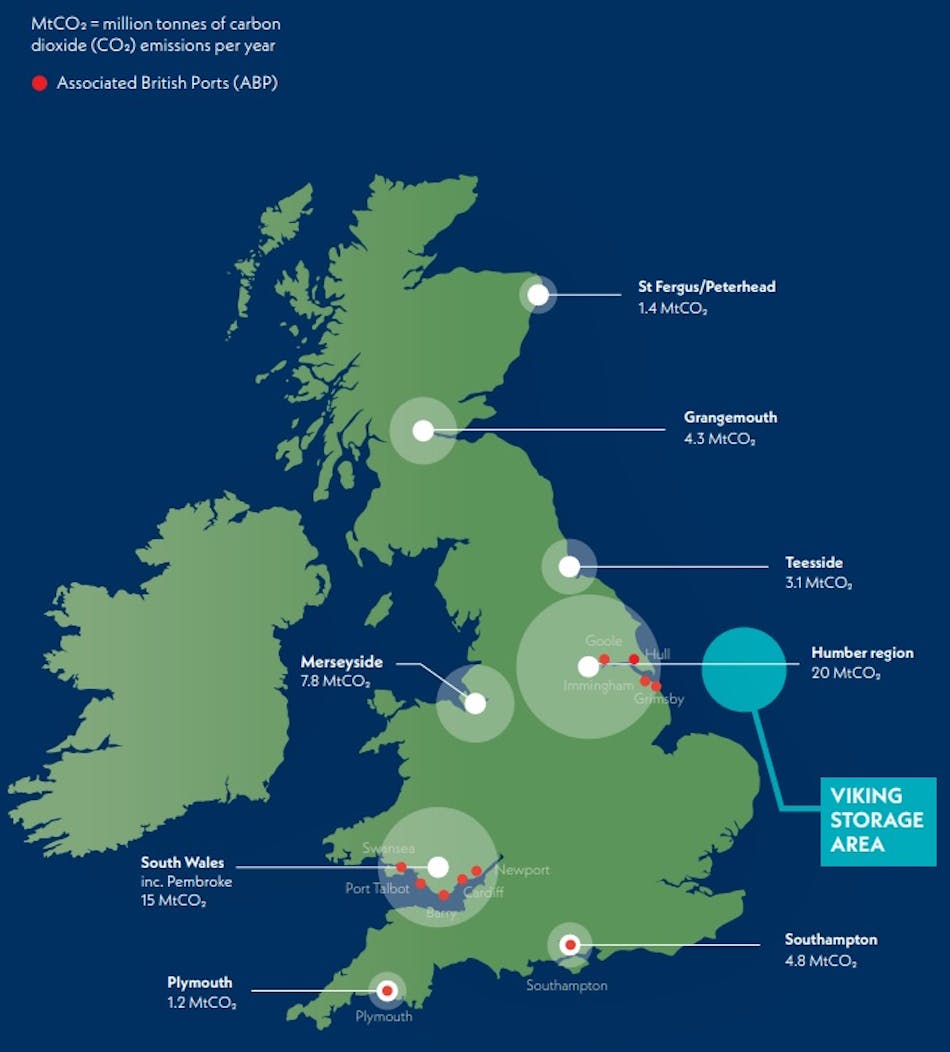 Offshore spur line part of North Sea Viking CCS proposals | Offshore