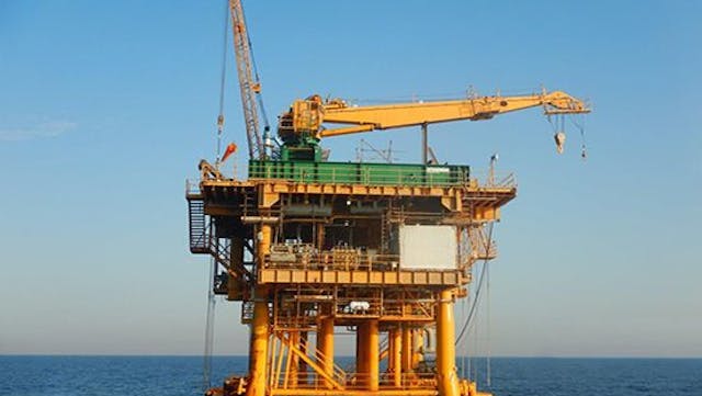 Sparrows installs crane to service wells for offshore Middle East ...