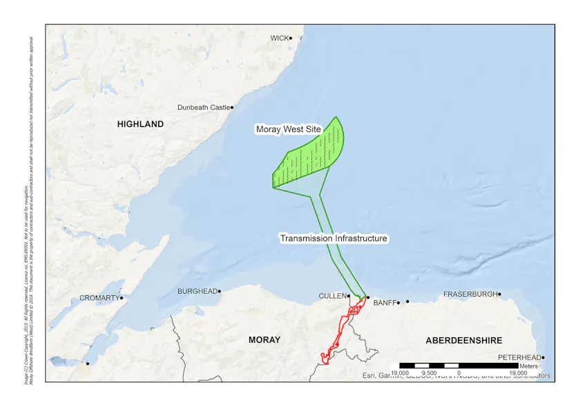 Ocean Winds proceeding with North Sea Moray West wind project | Offshore