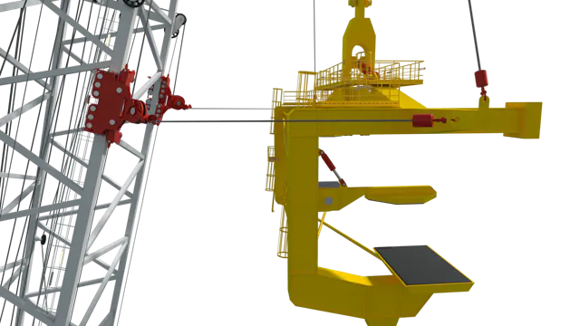 Crane stabilization system eases placement of offshore wind turbine ...