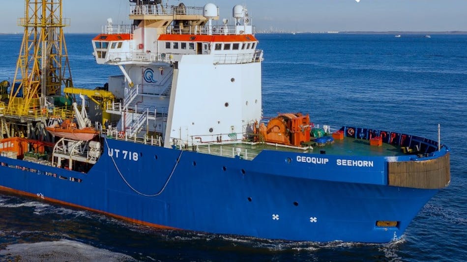 Geoquip vessel mobilizes for North Sea Anning, Somerville seafloor ...