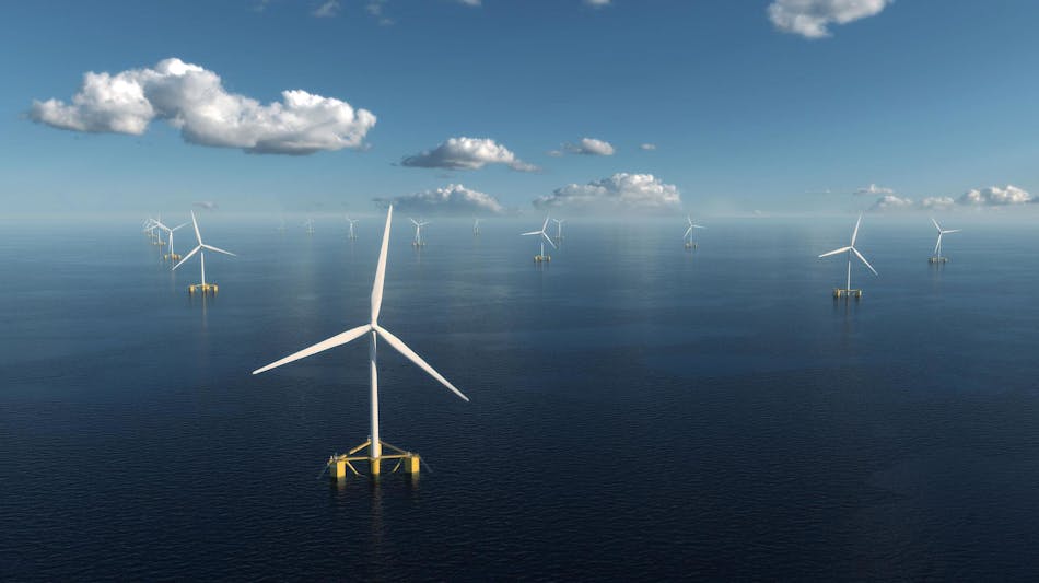 Floating offshore wind grid designed to power multiple North Sea ...