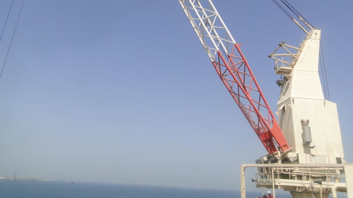 Sparrows replacing cranes on offshore Middle East platforms | Offshore