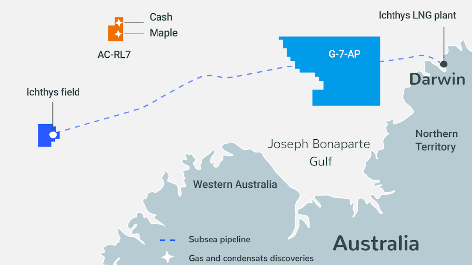 Ichthys LNG partners plan tie-ins of Cash, Maple gas discoveries | Offshore