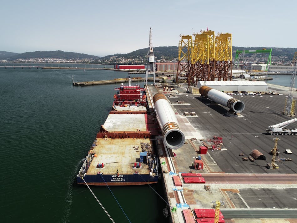 First monopiles to be transported to Ocean Winds' Moray West offshore ...