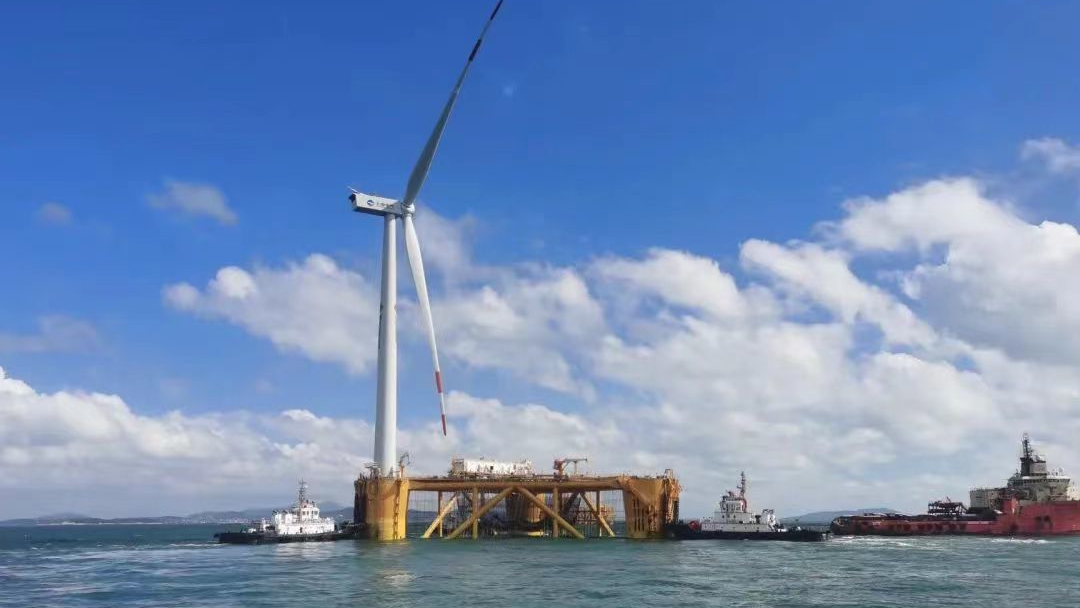 Shanghai Electric says work has been completed on floating wind-solar ...