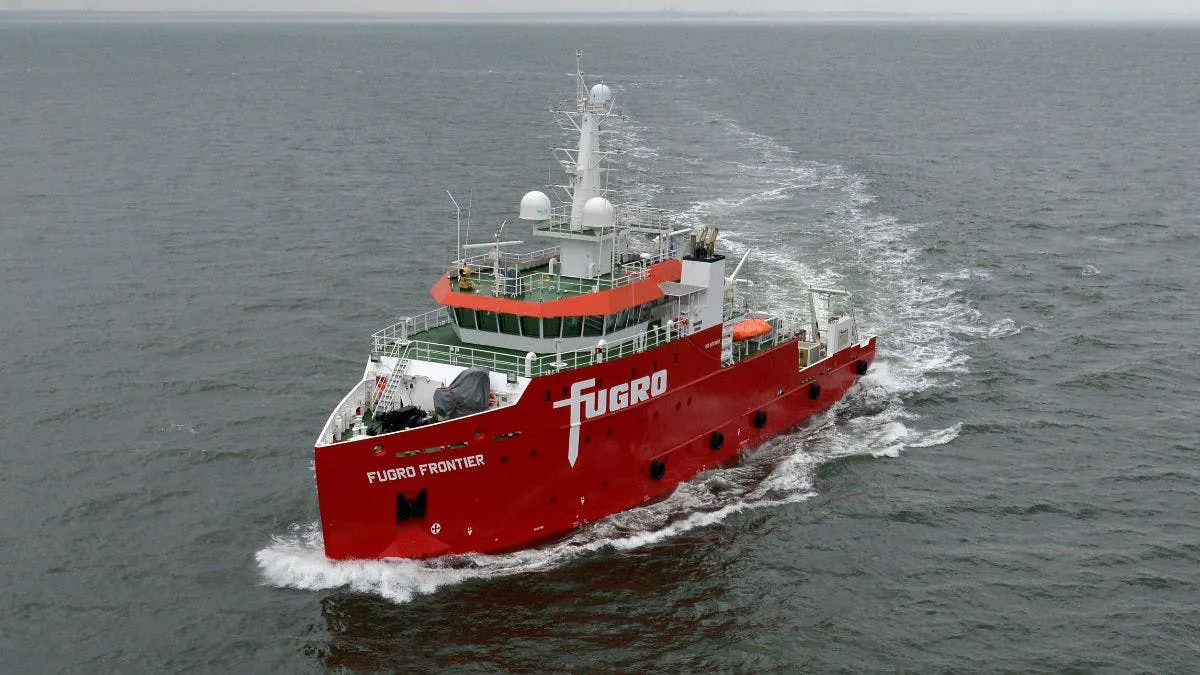 Fugro vessel surveying offshore Lithuania wind project location | Offshore
